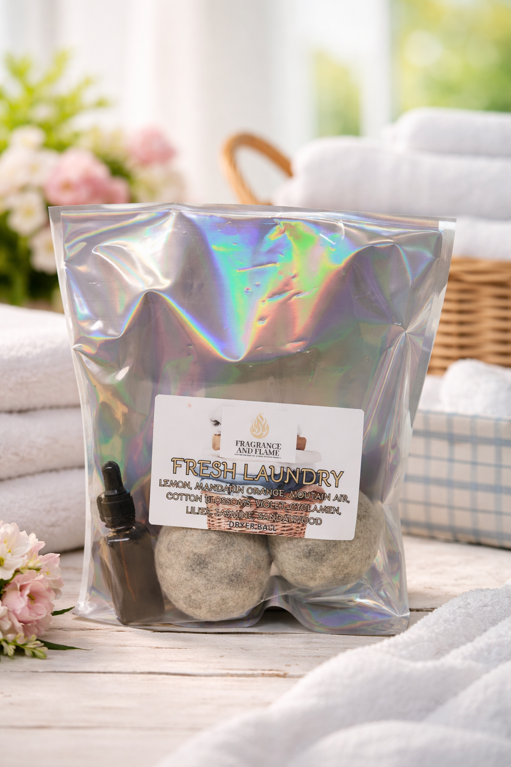 DRYER BALLS – Fragrance & Flame
